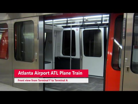 ATL Airport PlaneTrain Term-F to Term-A in2023