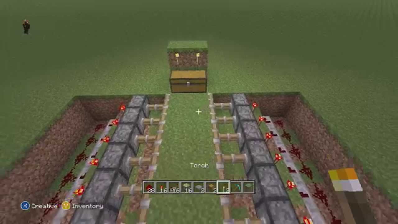 Minecraft - How to Build a Sticky Piston Trap
