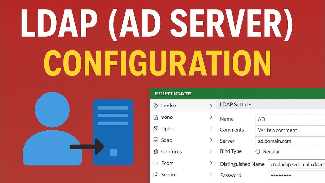How to Configure Fortigate Firewall to Authenticate Users with LDAP Server - Step-by-Step