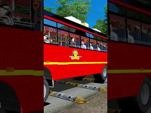 MSRTC Bus in speedbumps ❤️❤️ #shorts