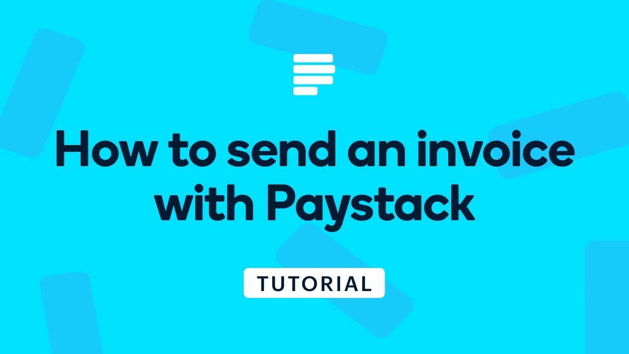 How to send an invoice with Paystack