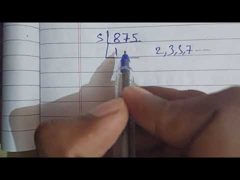 prime factors of 875