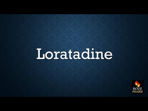 Loratadine Pronunciation, How to say Loratadine