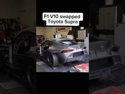 F1 V10 Swapped Toyota Supra Mk5 🤯🔥#supra #mk5supra #v10