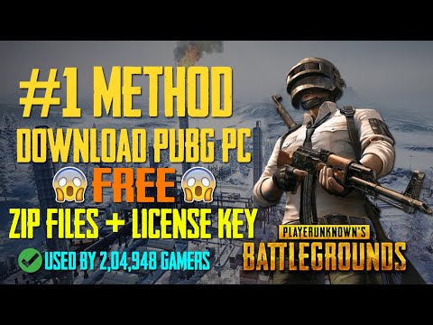 PubG PC Download Free - Zip Files + License Keys😍😲| Full Game | How to Download PubG in PC Free