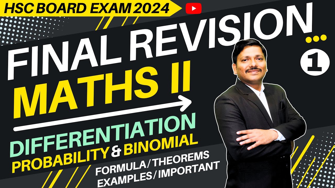 Final Revision for HSC Board Exam 2024: Mathematics Strategies and ...