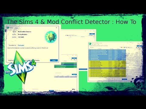 The Sims 4 & Mod Conflict Detector : How To