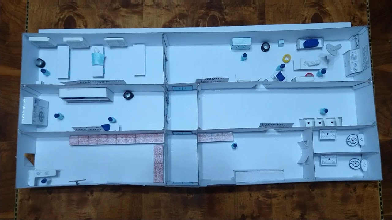 Maqueta Área Quirúrgica y su Distribución