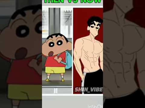 Shinchan Then vs Now Age Transformation ???????? #shinchan #shortmusic #shorts