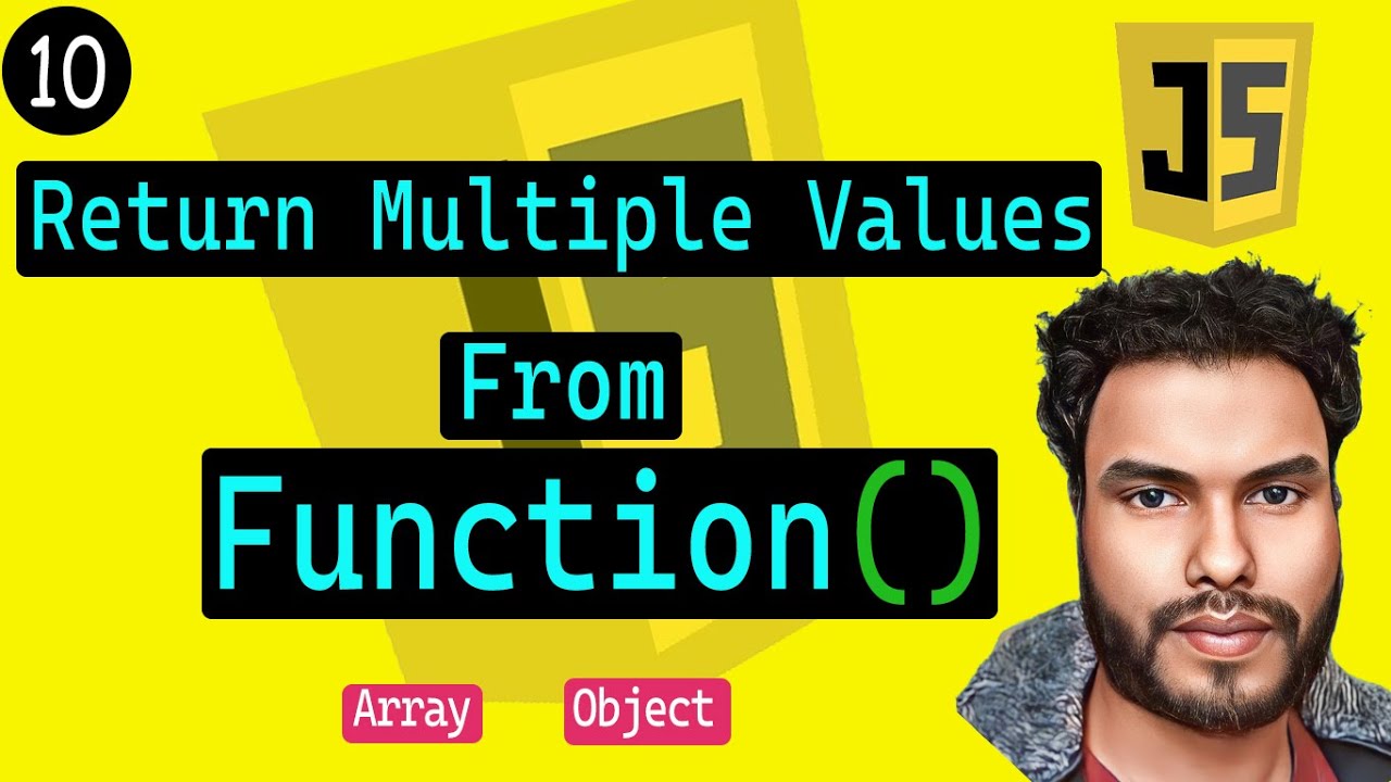 #10 Return Multiple Values From Function in JavaScript