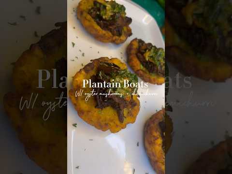 Another cookbook recipe 💚✨#plantains #plantbased #chimichurri