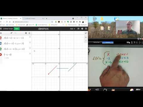 Graphing Piecewise Functions on Desmos