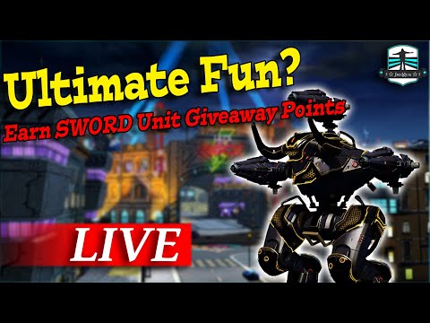War Robots Ulrimate Fun + Earn SWORD unit Giveaway Points