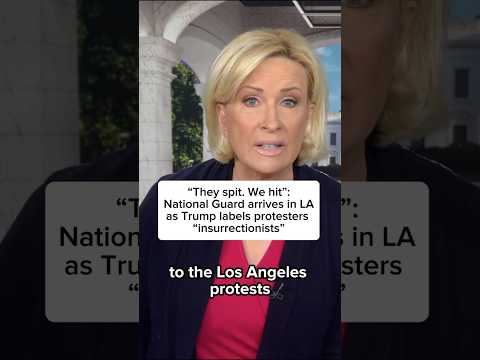 National Guard arrives in L.A. as Trump labels protesters as "insurrectionists"