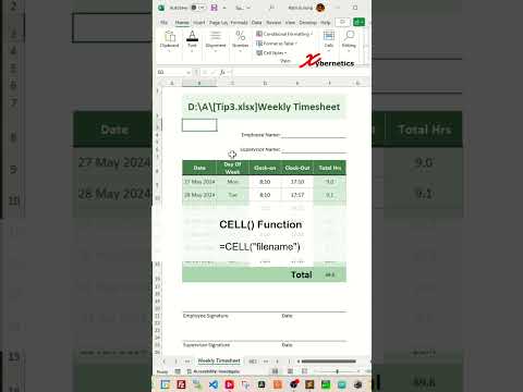 How to get the sheet name in Excel formula? - Excel Tips and Tricks