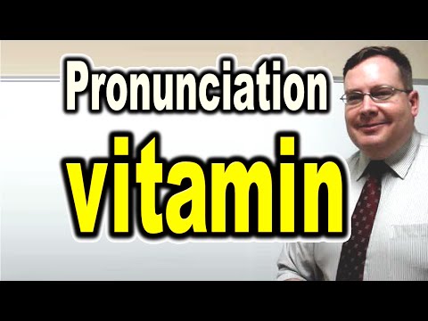 How to Pronounce VITAMIN in American English [ ForB English Lesson ]