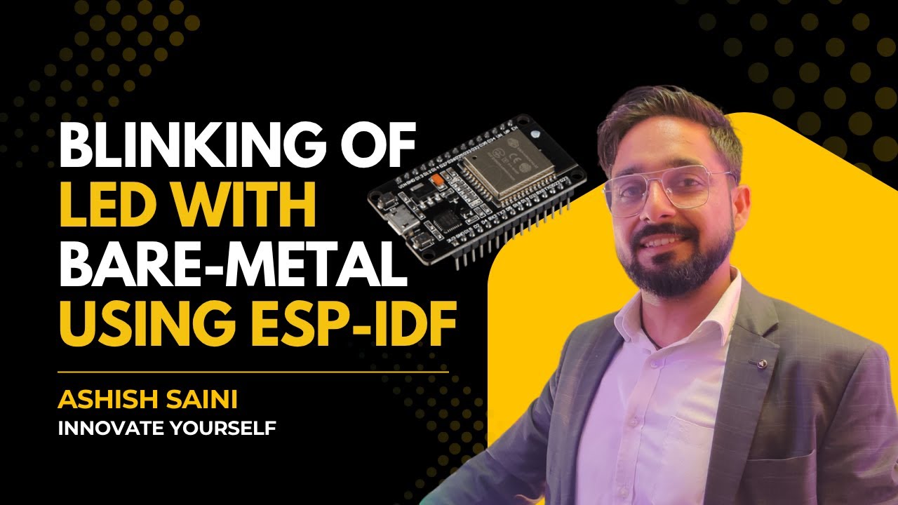Blinking an LED with Bare-Metal Programming | ESP-IDF Tutorial for Beginners