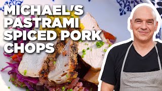 Michael Symons Pastrami Spiced Pork Chops | Symon Dinners Cooking Out ...