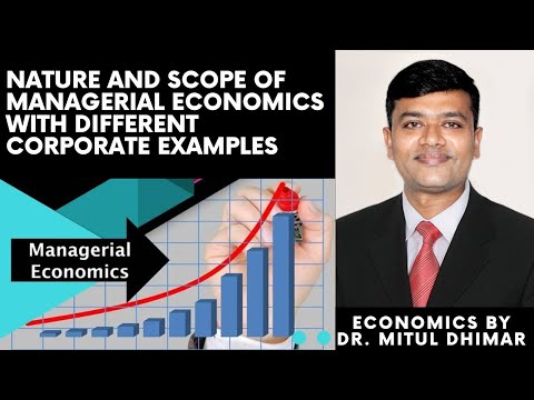 Nature and scope of managerial economics with different corporate examples
