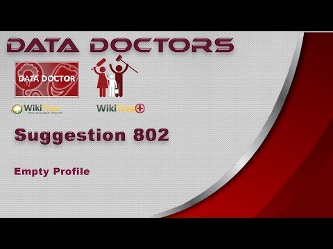 Data Doctors Suggestion 802 Empty profile