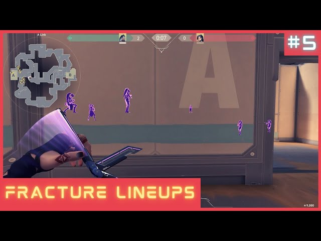 All Fade lineups for Fracture in Valorant