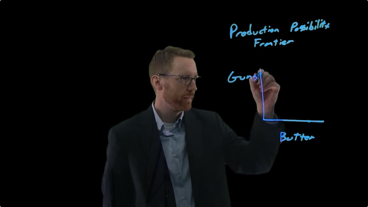 Mankiw Chapter 2 - Think Like an Economist - The Production Possibility Frontier CSB