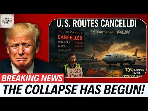 BREAKING: U.S. Airports EMPTY — Foreign Airlines CANCEL Routes, 320,000 Seats GONE!