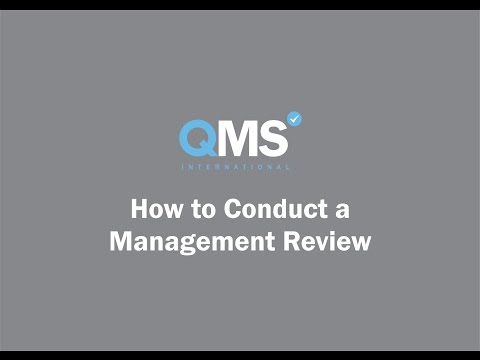 How to Conduct a Management Review
