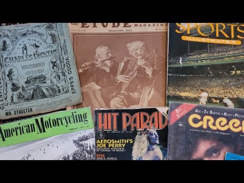 Collecting Rare Vintage Magazines #collection #vintagemagazines #sportsmagazine #magazine