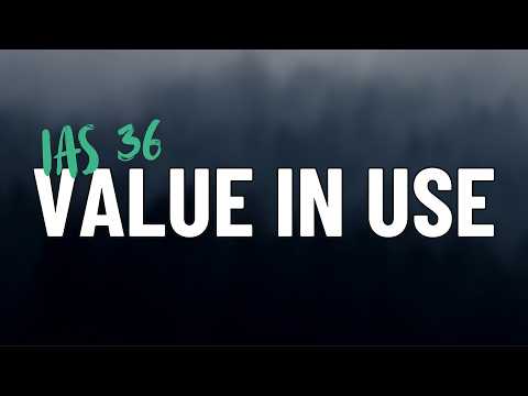 Value in Use Calculation Under IAS 36 (Step-by-Step Excel Tutorial)