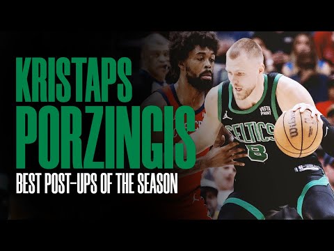 Best of Kristaps Porzingis' post-ups in 2023-24 NBA Regular Season