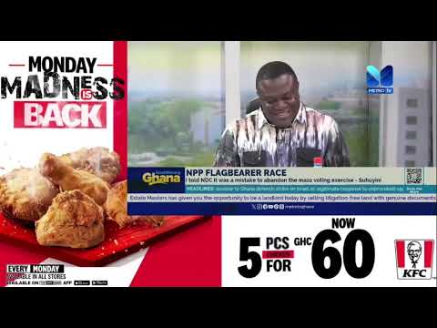 "NPP has a strategic advantage in #Election2028 because NDC will present a new candidate" - E.B.A