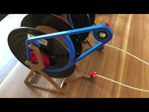 Auto-rewind spool holder (for MMU) by MartinHoffmann - Thingiverse