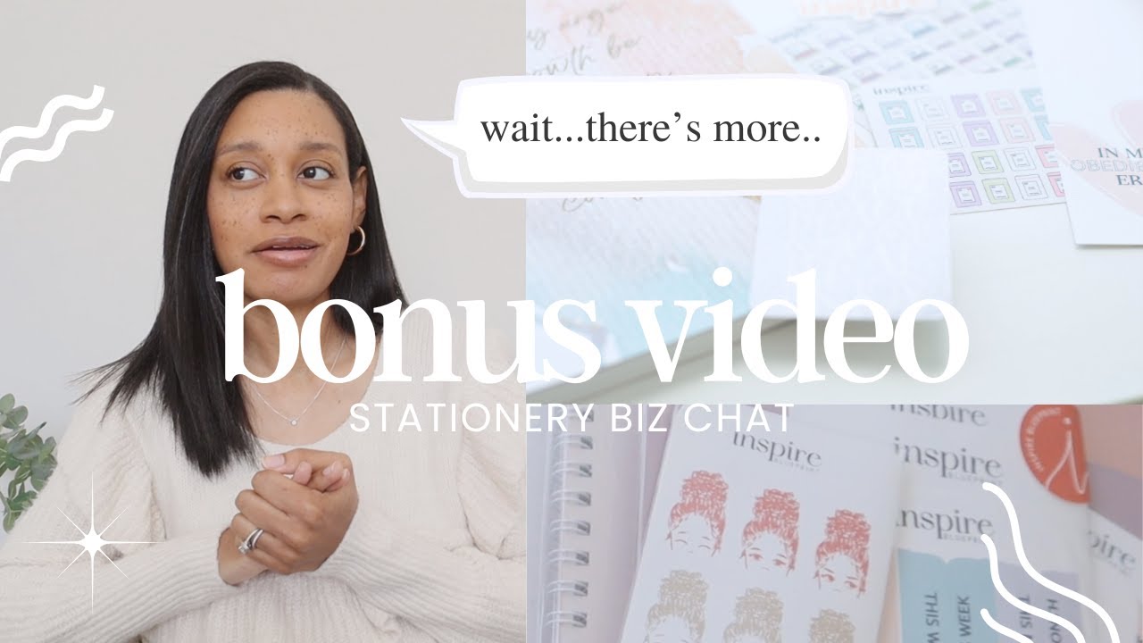 STARTING A STATIONERY BUSINESS? | advice for growing, overcoming, and running a successful business