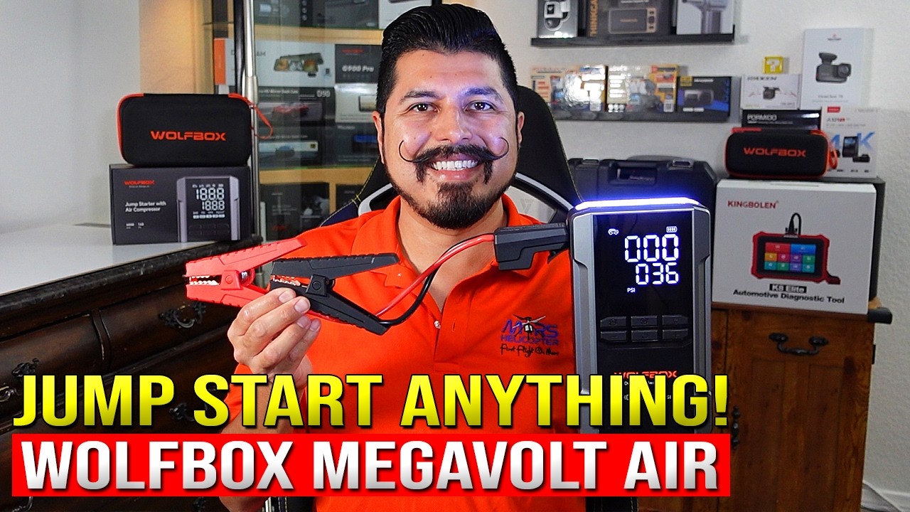 Wolfbox Megavolt 24 Air Review (Jump Starter Air Compressor)