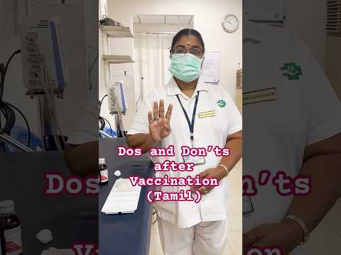 தடுப்பூசிக்குப் பிறகு 4 பயனுள்ள குறிப்புகள் | 4 dos and don'ts after vaccination | In Tamil