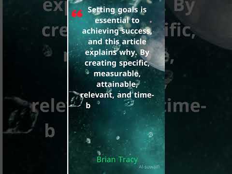 The Importance of Goal Setting - Success