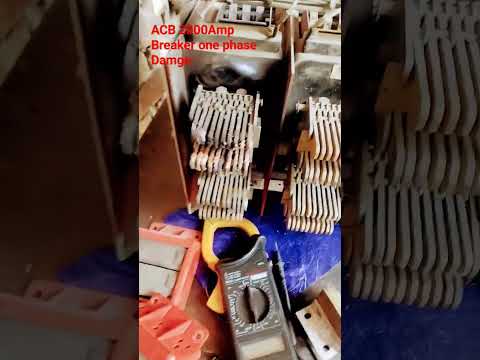 Breaker 2000 amp one phase missing and repair