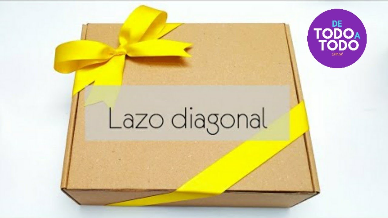 🎁 EASY Gift Wrapping Idea / How to WRAP a GIFT with a DIAGONAL ribbon, bow, or tape?