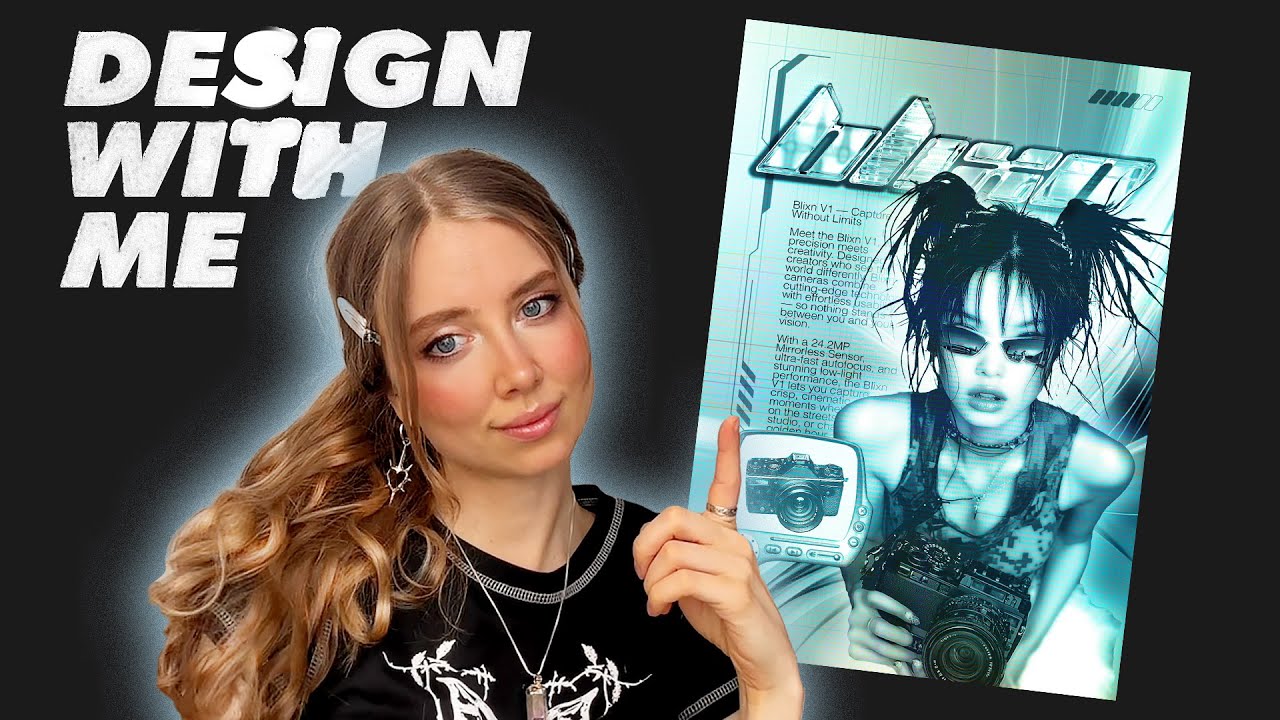 Design a Y2K Poster With Me In Adobe Photoshop