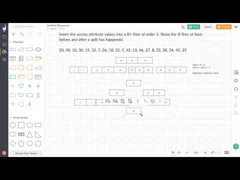 B-Tree Order 2 example