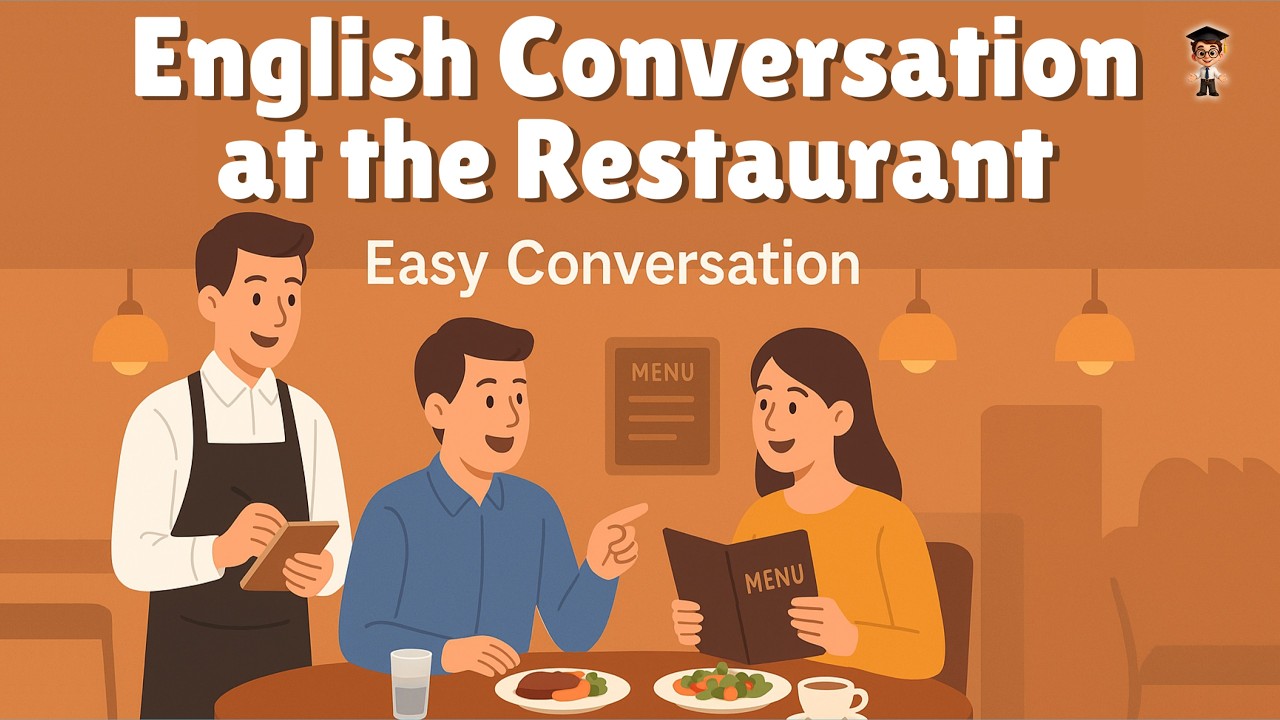 English at the Restaurant | Easy Conversation Practice for Beginners (A1–A2) | English Podcast