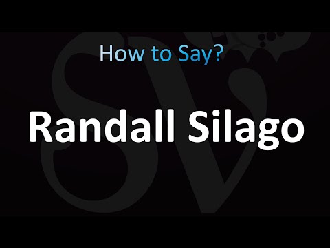 How to Pronounce Randall Silago (Crescent City)