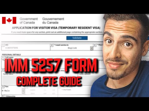 How To Fill Form IMM 5257 for Canada TRV Application in 2024 (Step By Step Tutorial)
