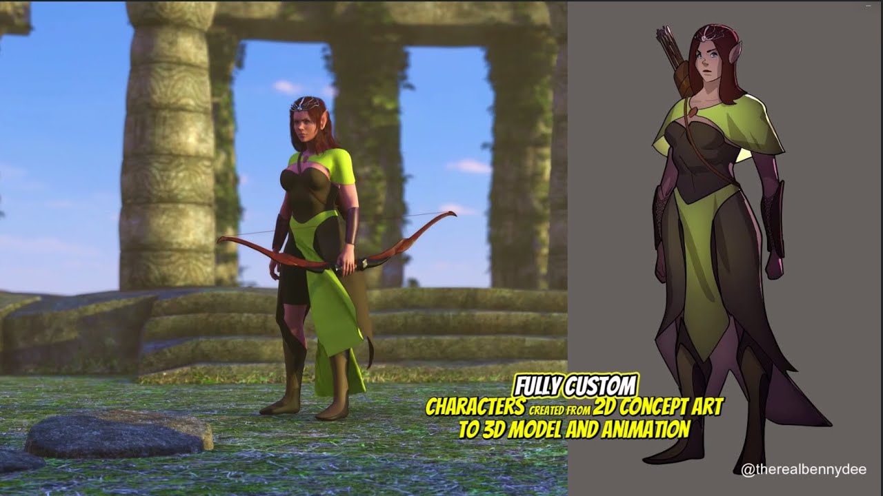 This is a reel of fully rigged custom characters I created in 2023 ,cc4 ...