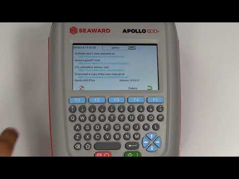 How to confirm firmware and calibration information on the Apollo+