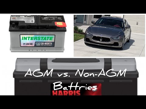 AGM vs. non-AGM Car Battery