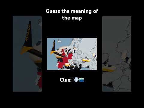 Guess the meaning of the map #aviation #mapping