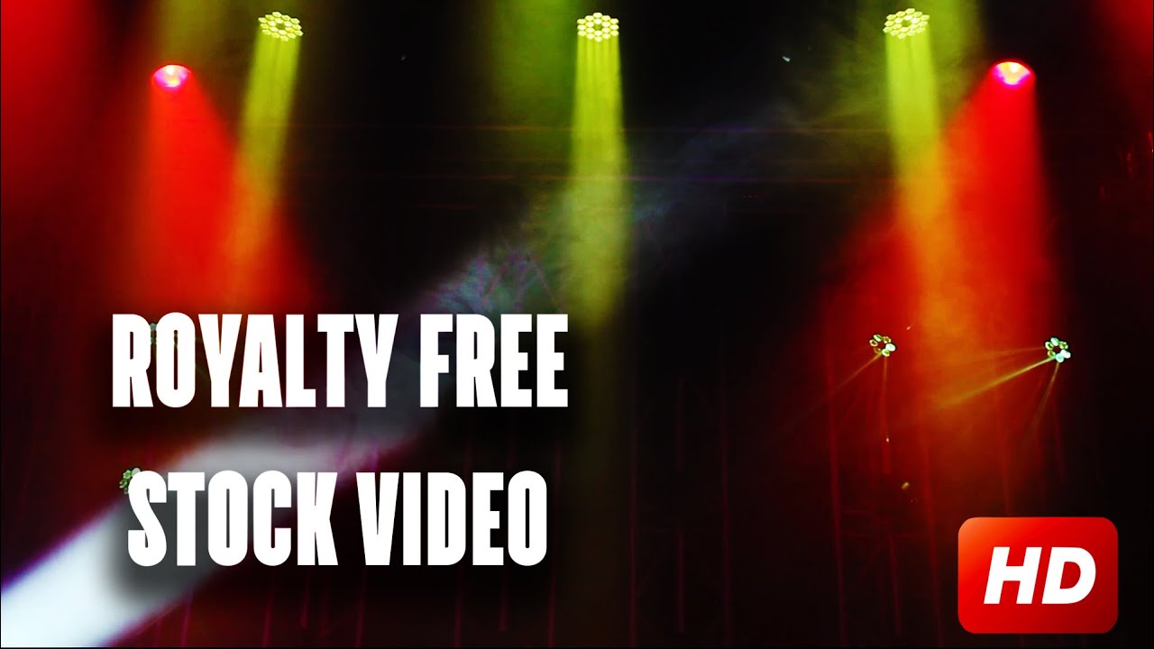 Stage Laser Lighting Stock Video Footage for free download