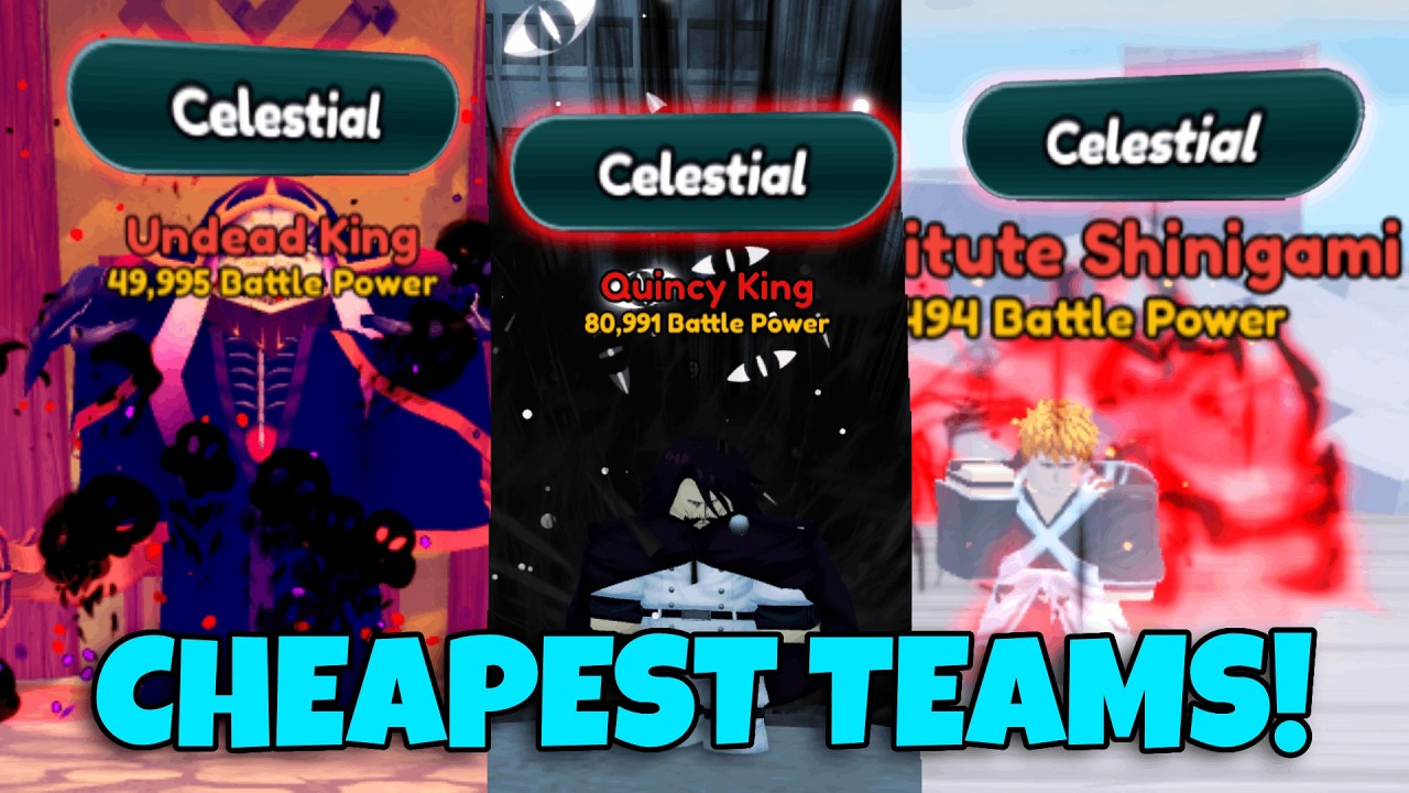 USE THESE *CHEAP* TEAMS TO BEAT EVERY CELESTIAL BOSS In Anime Card Clash! Roblox